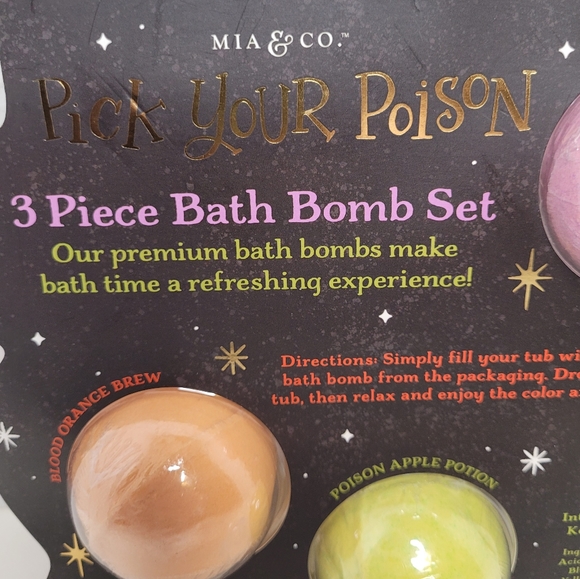 Mia & Co. | Bath & Body | Pick Your Poison Bath Bomb Set New | Poshmark